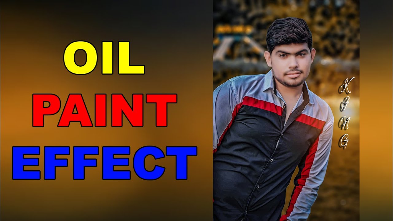 Cb Edits Oil Paint Effect | Photoshop Oil Paint Editing Tutorial - YouTube