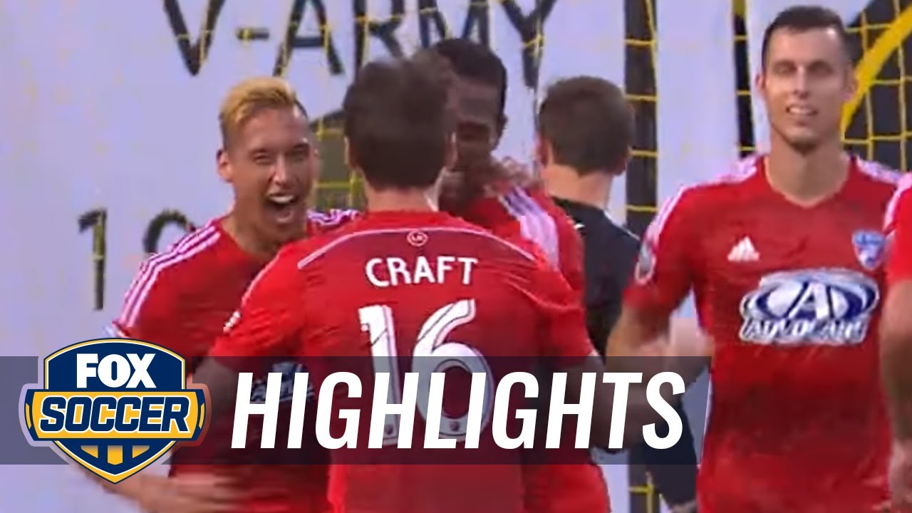 Harris scores a header from close range for FC Dallas - 2015 MLS ...