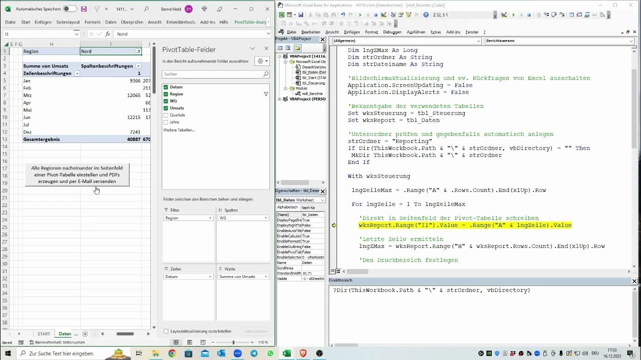 287: Excel-VBA: Monatliches Reporting - PDFs aus Pivot-Tabelle ...