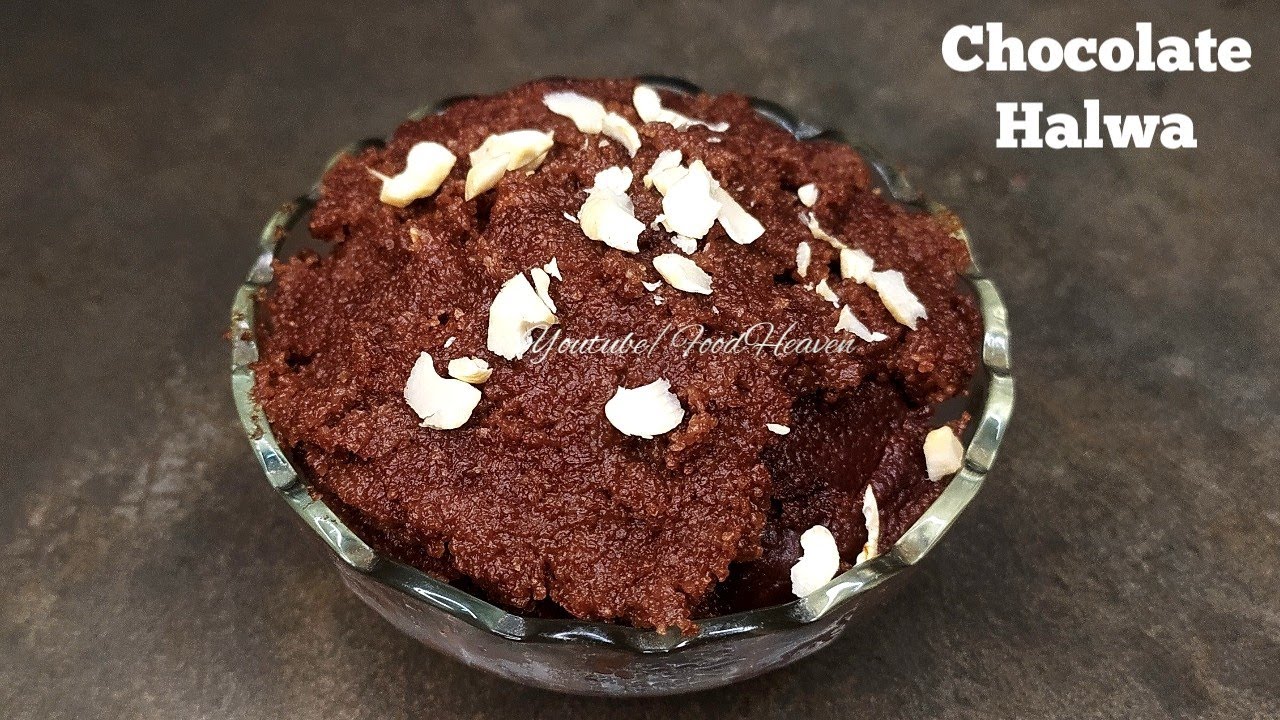 Chocolate Halwa || Chocolate Sheera Halwa || Chocolate Sheera || চকলেট ...