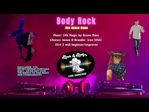 Body Rock Line Dance Demo - YouTube
