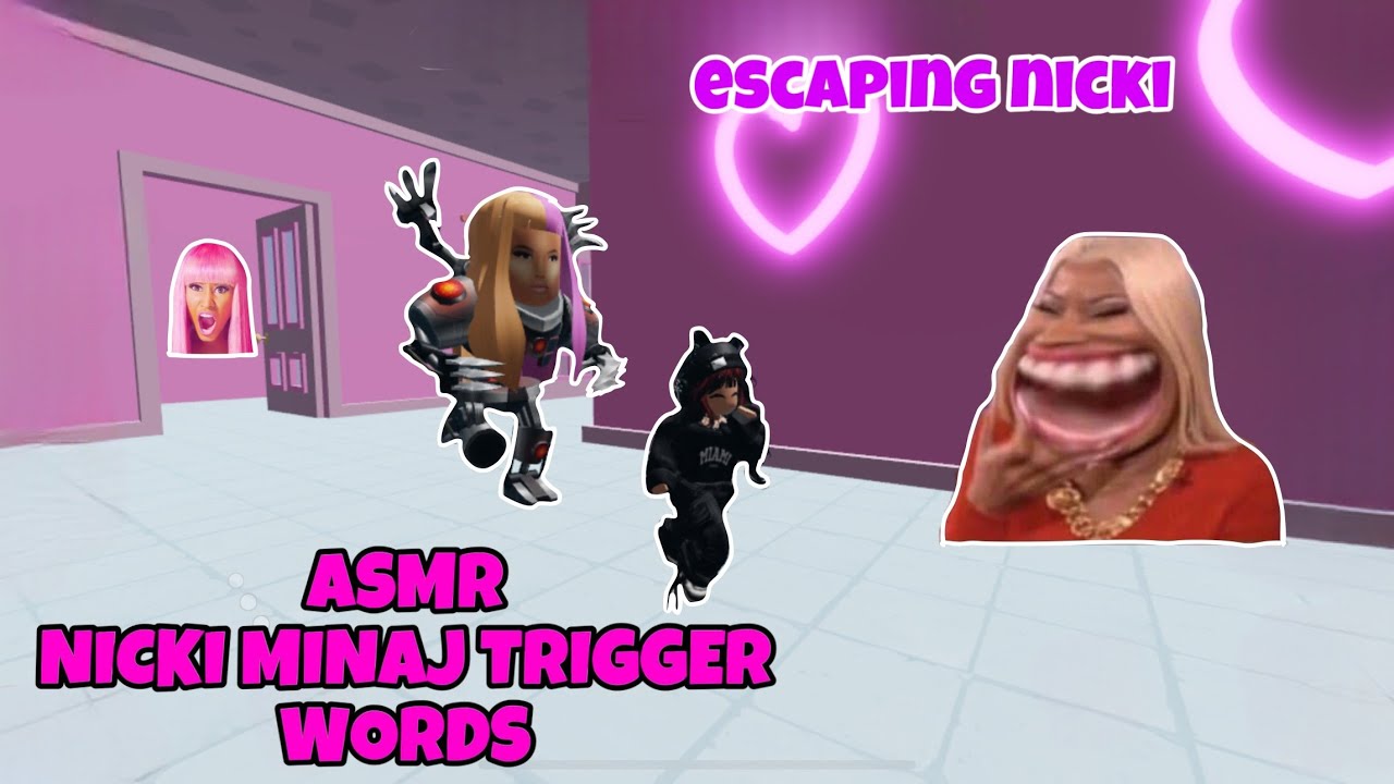 Roblox ASMR ☆ NICKI MINAJ TRIGGER WORDS , 4 The Barbz 🩷👑 - YouTube