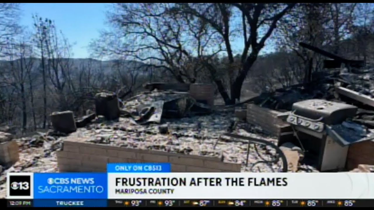 KOVR-SAC (CBS) - Sacramento, CA: Frustration After The Flames - YouTube