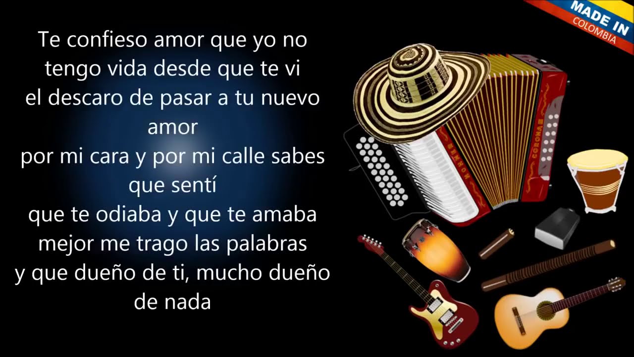 Que descaro - Los gigantes del vallenato (Letra) 1080p Full HD - YouTube