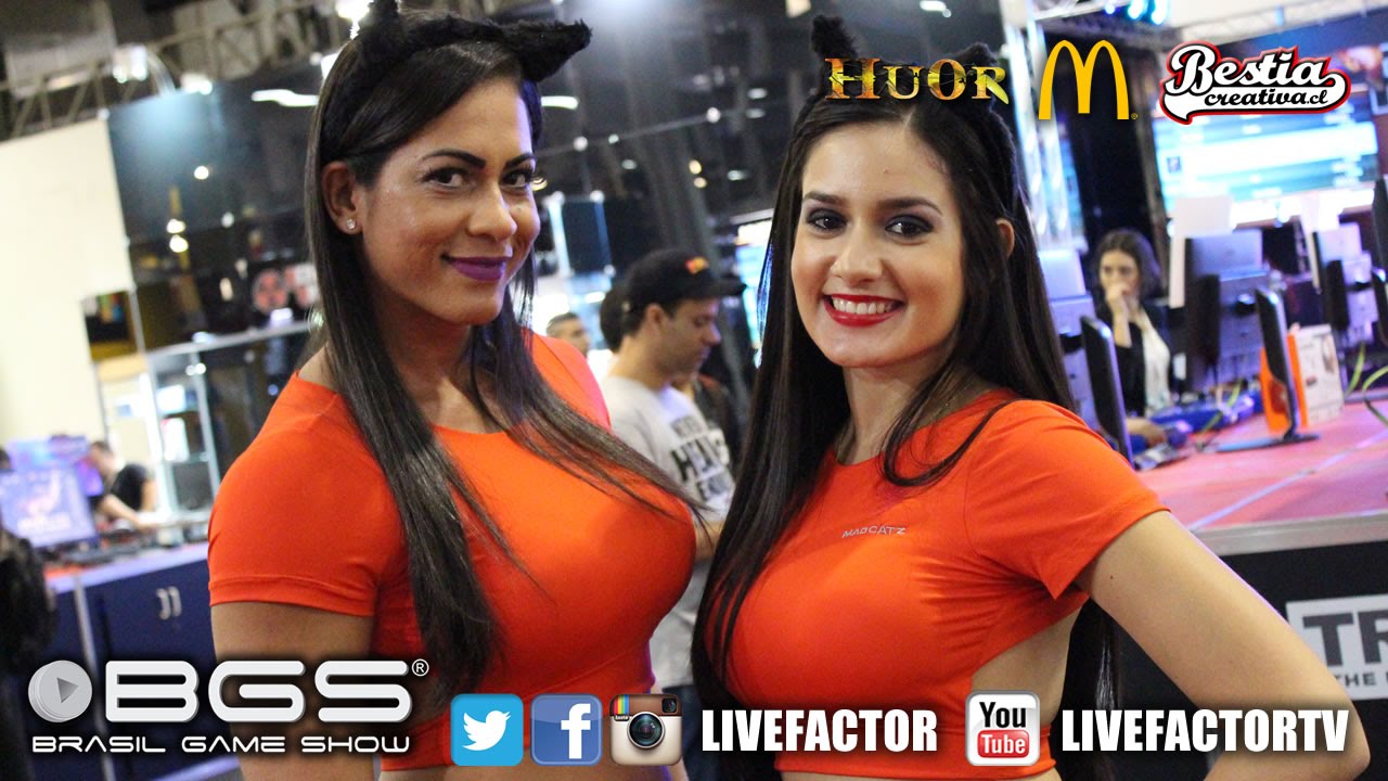 Algunas de las garotinhas presentes en @brasilgameshow 2015 - YouTube