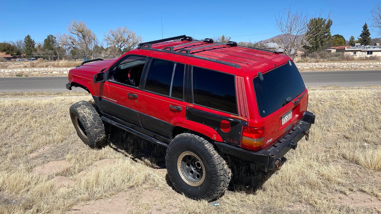 Zj Rear bumper with tire carrier build. Jeep Grand Cherokee - YouTube