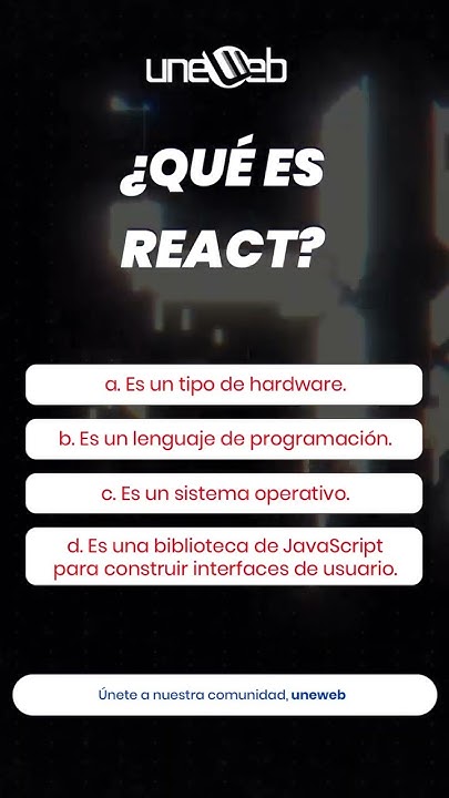 ¿qué Es React Reactjs Uneweb Reactjsdeveloper Cursosonline Programming Venezuela Aprende