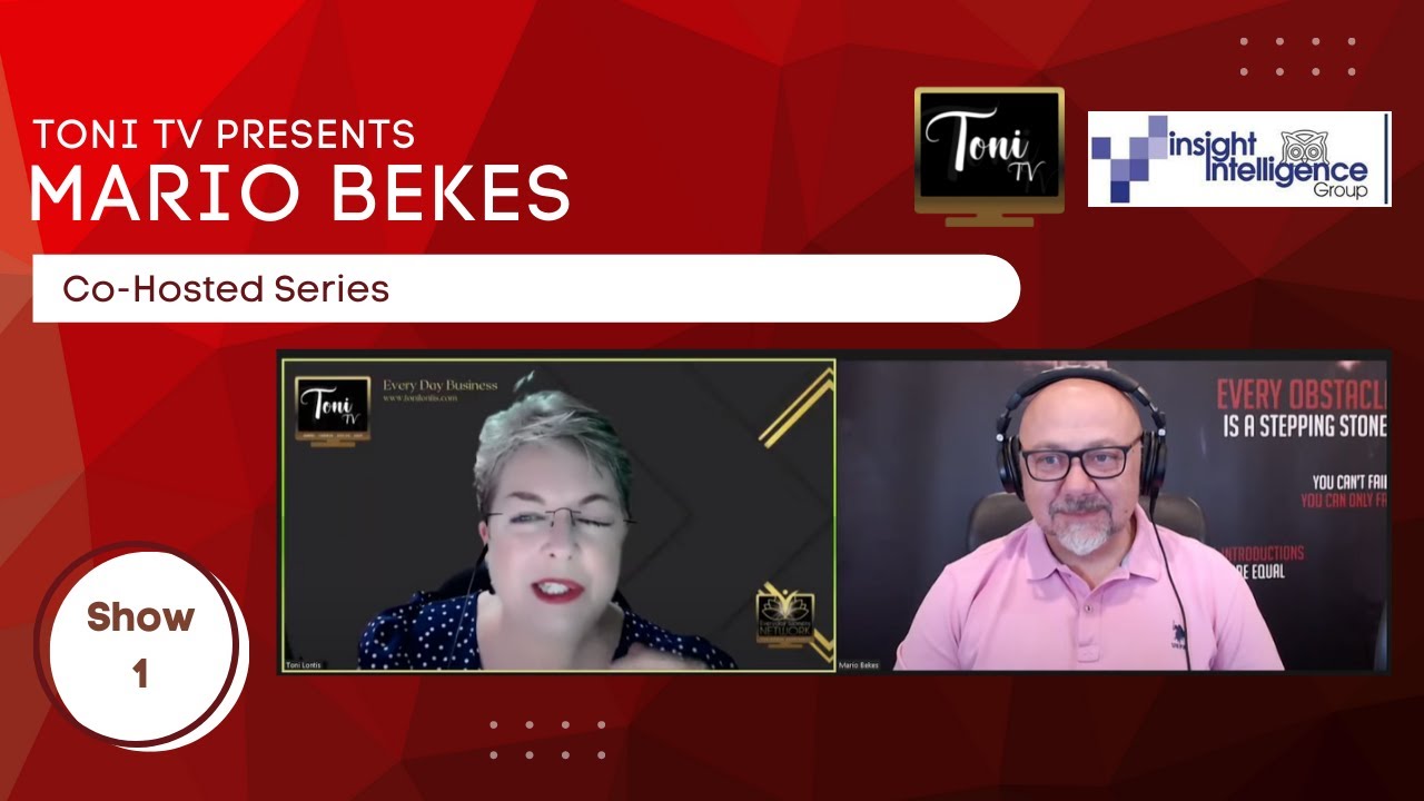 Co-Hosted Series Featuring Mario Bekes: Show 1 (TONI TV) - YouTube