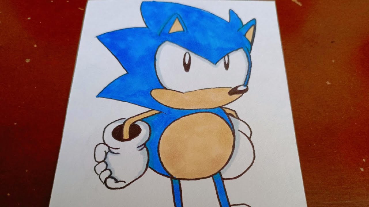 Cómo Dibujar a Sonic | SONIC | DIBUJO A SONIC FACIL | DRAW SONIC ...