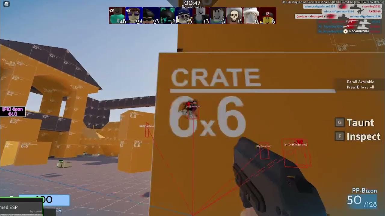 Roblox Arsenal Hack ESP+Aimlock gameplay - YouTube