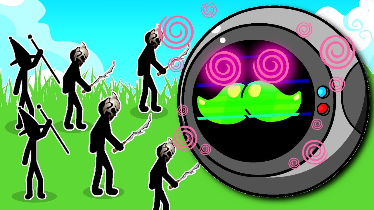 What Happens When My ROBOT Fights A DARK MAGIC STICKMAN ARMY in Stick ...