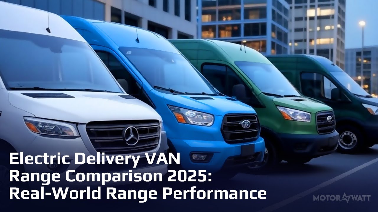 Electric Delivery VAN Range Comparison 2025: Real-World Range ...