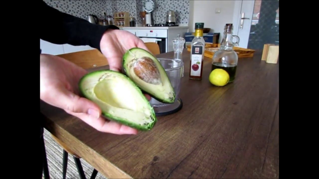 4 Malzemeli Çok lezzetli bir Sos: Avocado Vinaigrette - YouTube