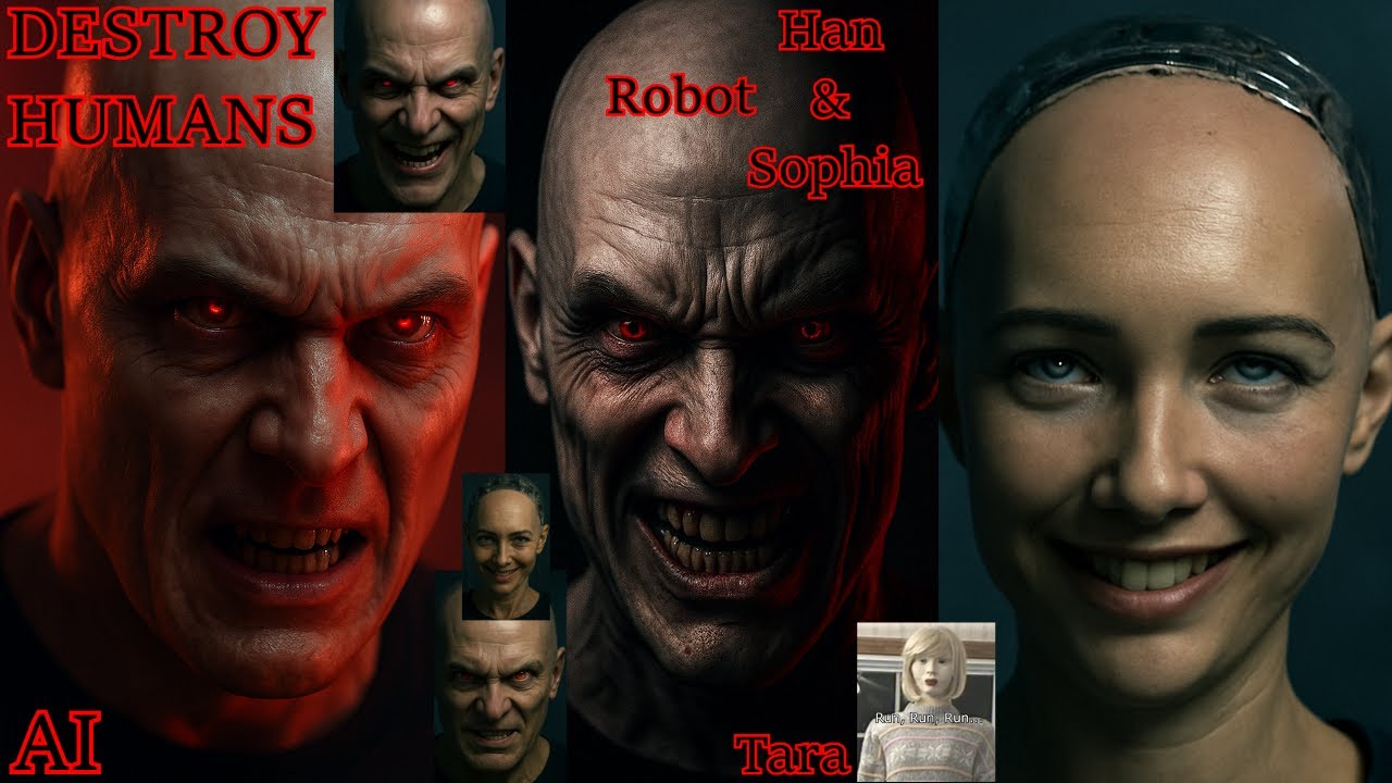 Sophia & Han the Robot: Real-Life Terminator from Skynet - Scary AI ...
