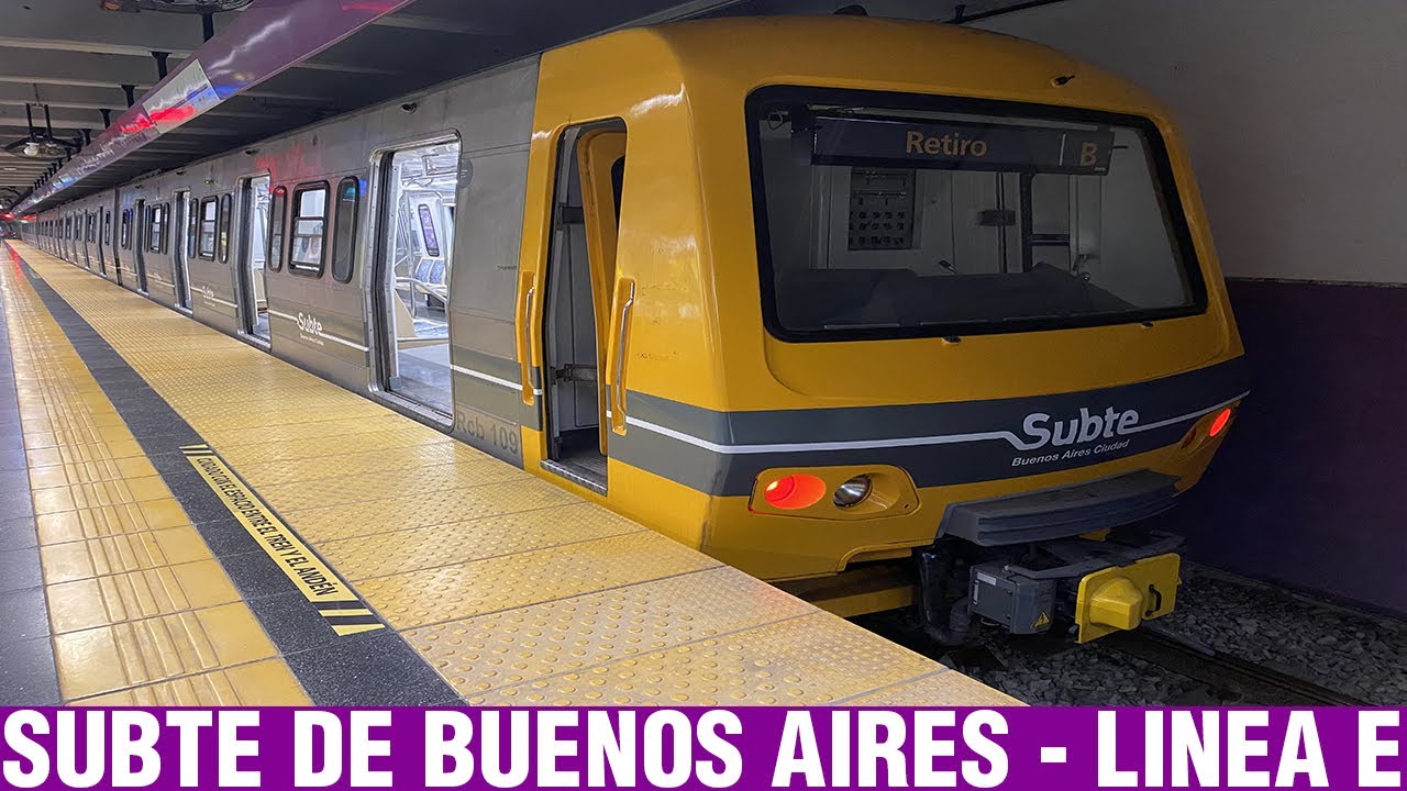 Subte de Buenos Aires | Linea E (Marzo 2022) - YouTube