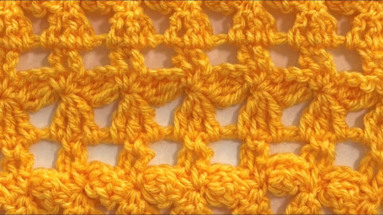 #29 - Crochet Angel Stitch Tutorial / 500 Crochet Stitches - YouTube