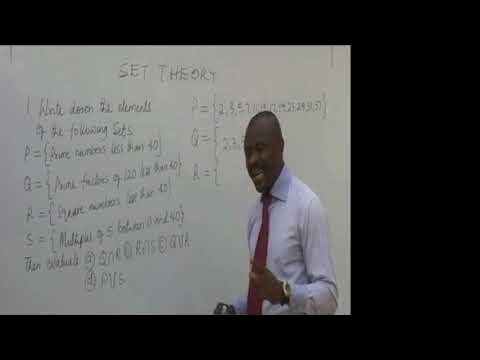 Senior. SET THEORY Lecture 1 - YouTube