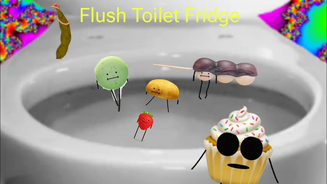 Flusing In Fridge Secret Staycation - YouTube