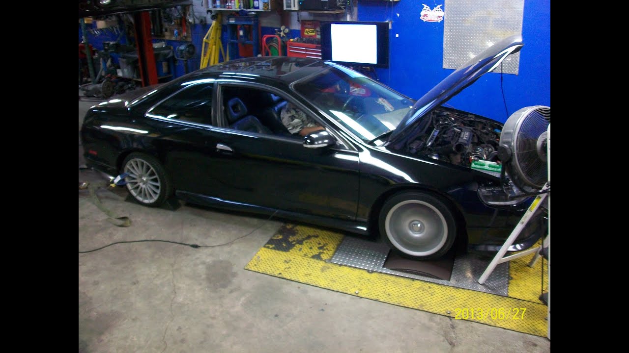 2000 accord jdm H22 dyno tuning - YouTube