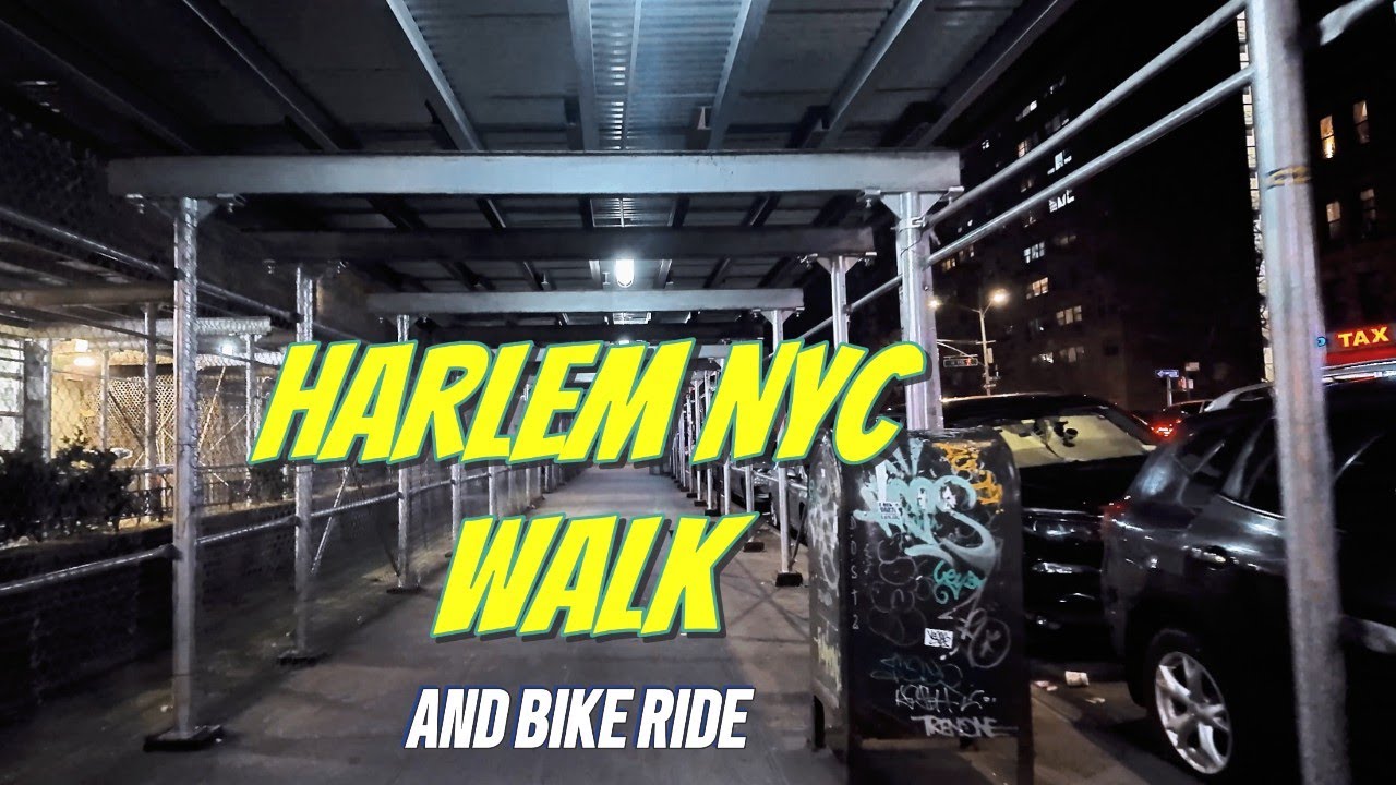 Harlem NYC Walk at night #nyc #harlem - YouTube