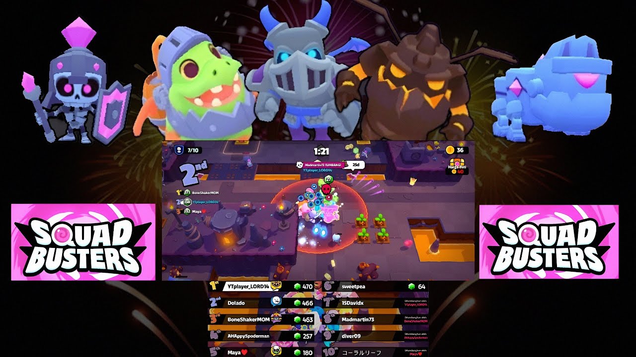 Squad busters : gem hunting arena!! Gem hunting with Greg at the start ...