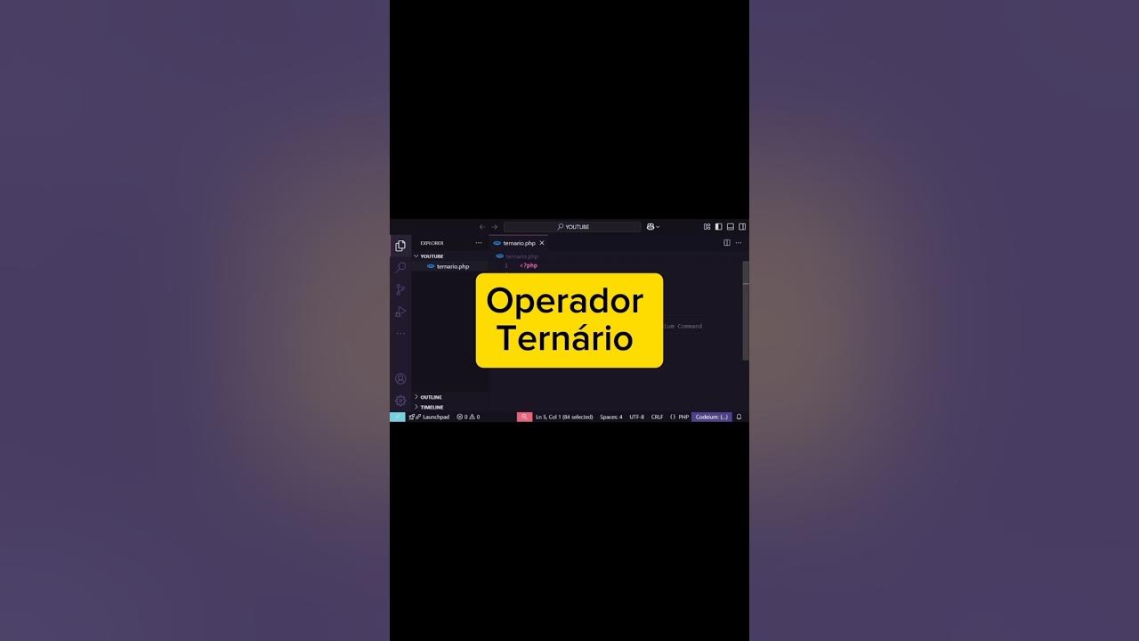 Operador Ternário - Descubra a forma correta de usar no PHP - YouTube