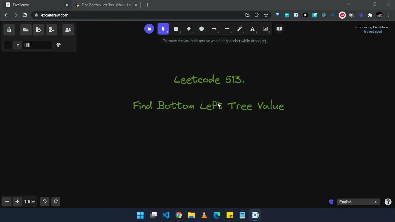 Leetcode 513 Find Bottom Left Tree Value Explanation And Code Youtube