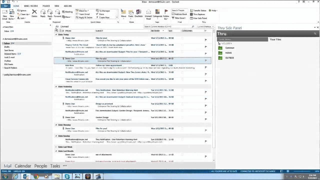 How to Send Large Files Through Outlook | Thru, Inc. - YouTube