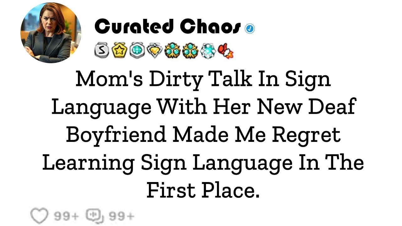 Mom's open discussion in sign language with her new deaf boyfriend made ...