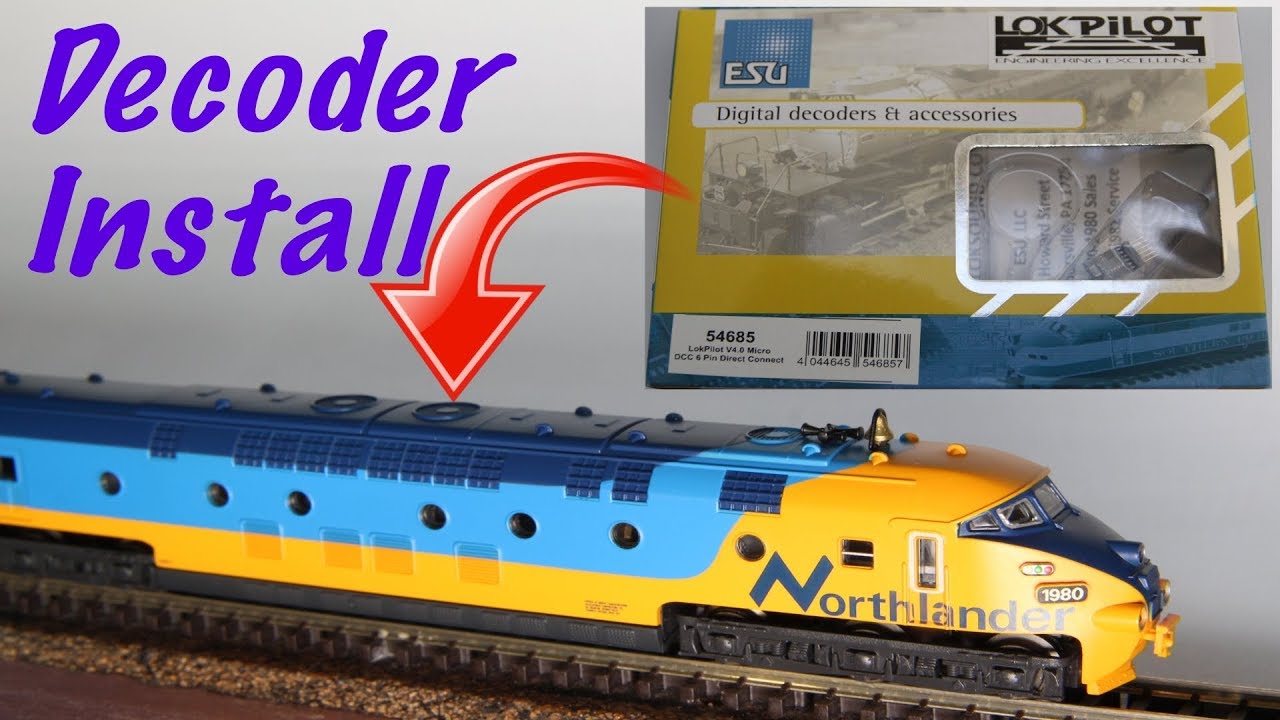 MiniTrix Northlander Decoder Install: A Hobby Adventure ! - YouTube