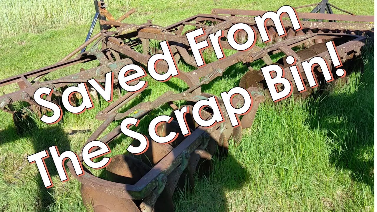 Antique Disk Harrow Repaired and Put to Work! - YouTube