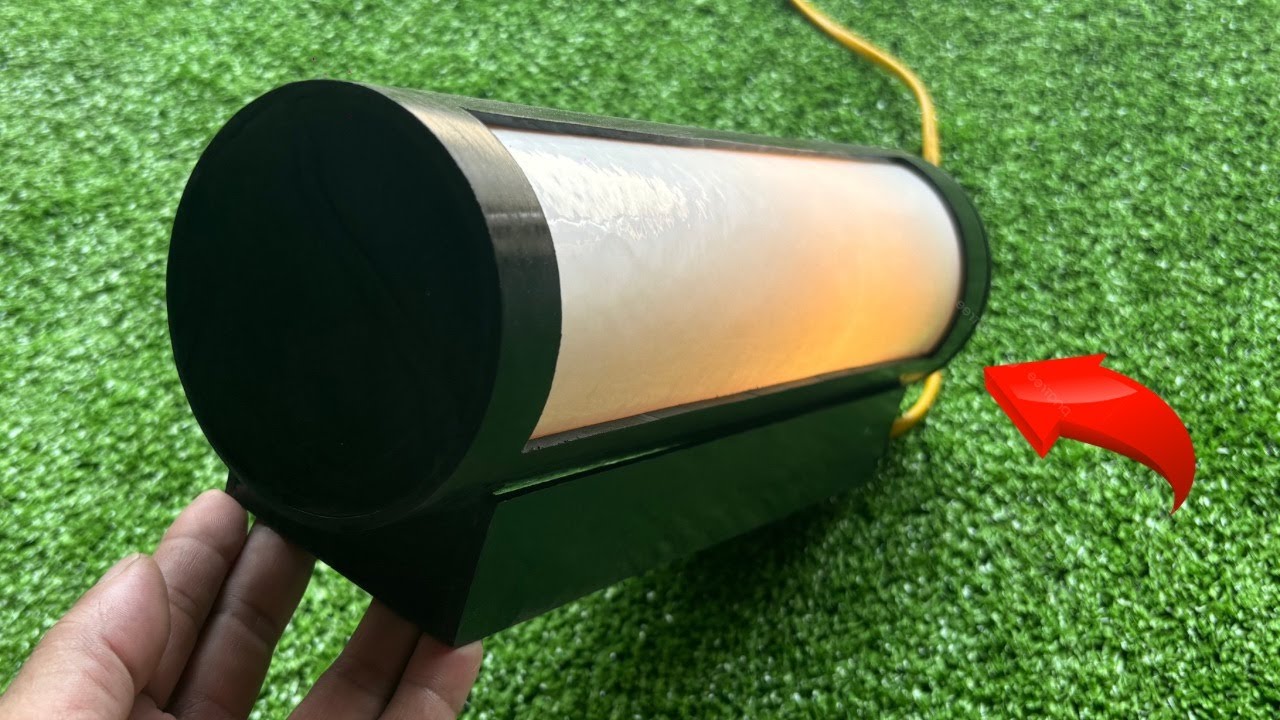 DIY wall lamp,with PVC pipes,with beautiful design,decorate your home ...