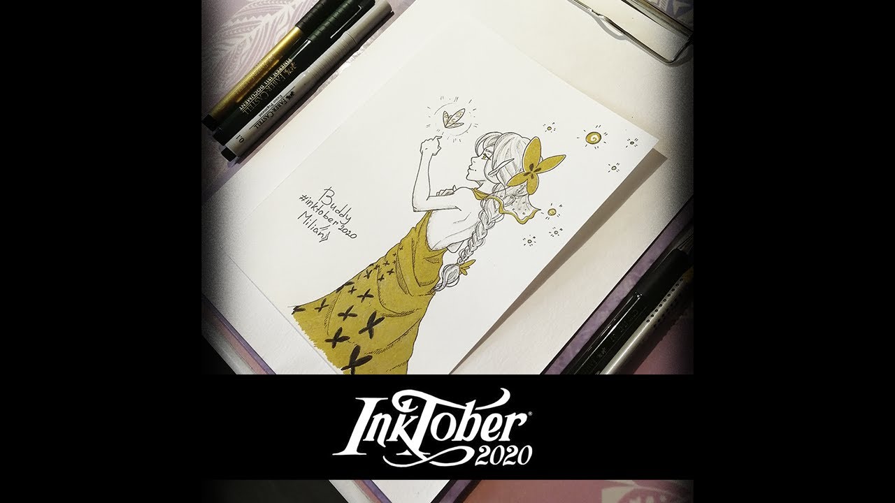 Inktober 2020||Day 25||Buddy - YouTube