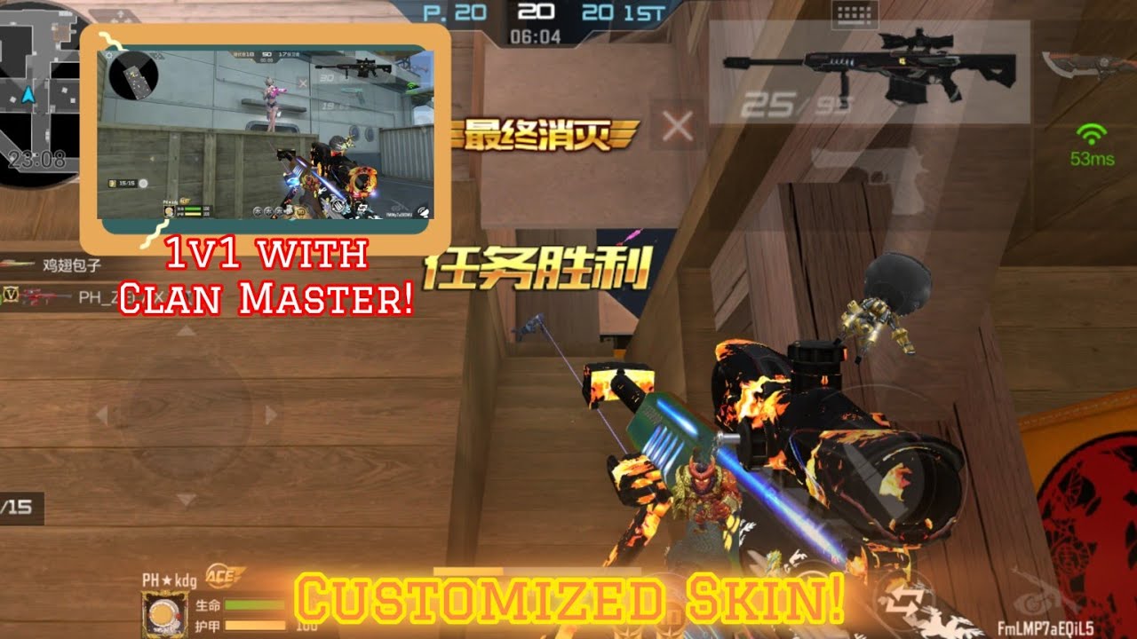 Customizing My Barrett Shark Skin + 1v1 with Clan Master!| CrossFire ...