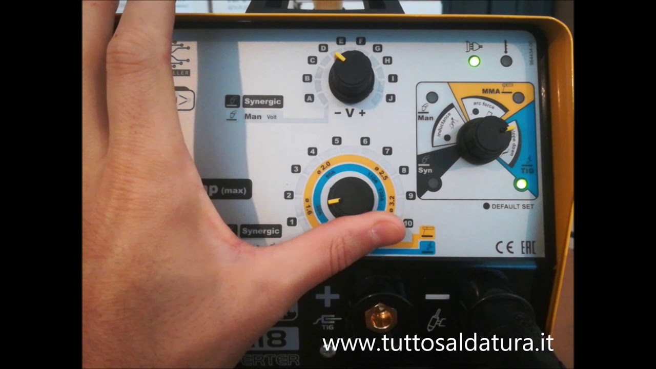 Saldatrice multiprocesso Deca Miga 215-218-220 - YouTube