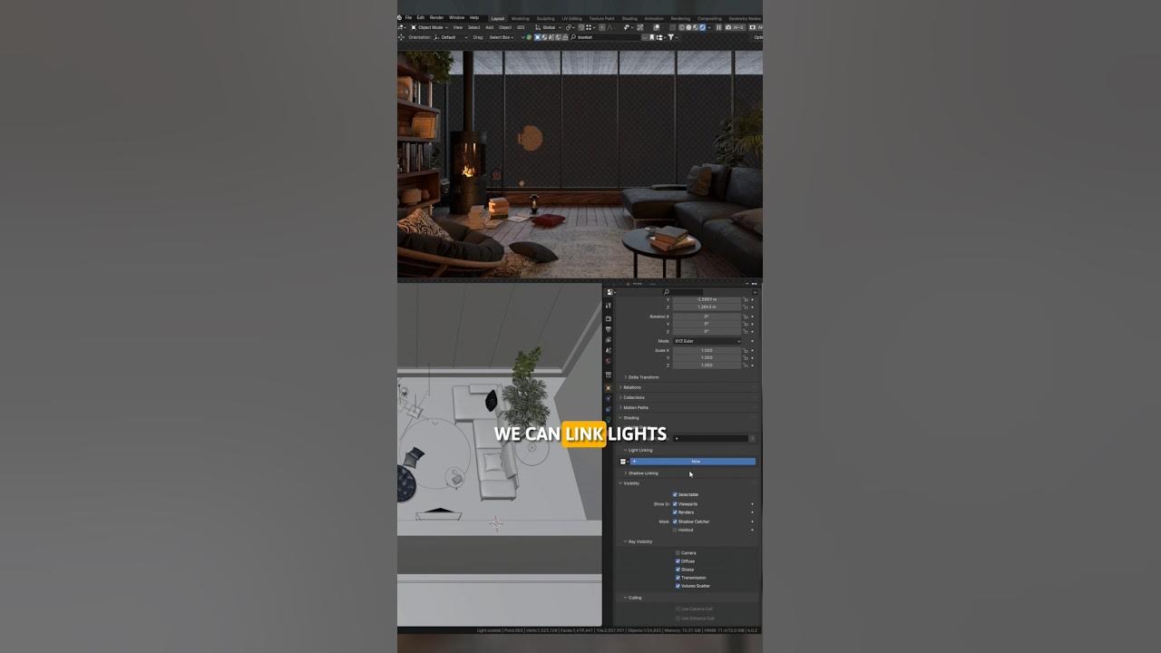 Light Linking Blender 41 Lighting In Blender Tutorial Blender3d Youtube