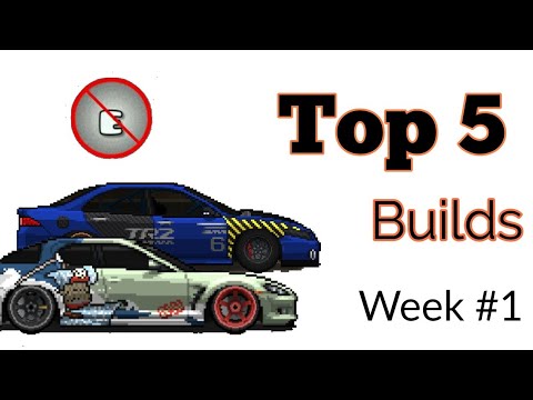 Pixel Car Racer! Top 5 Builds of Week #1! - YouTube