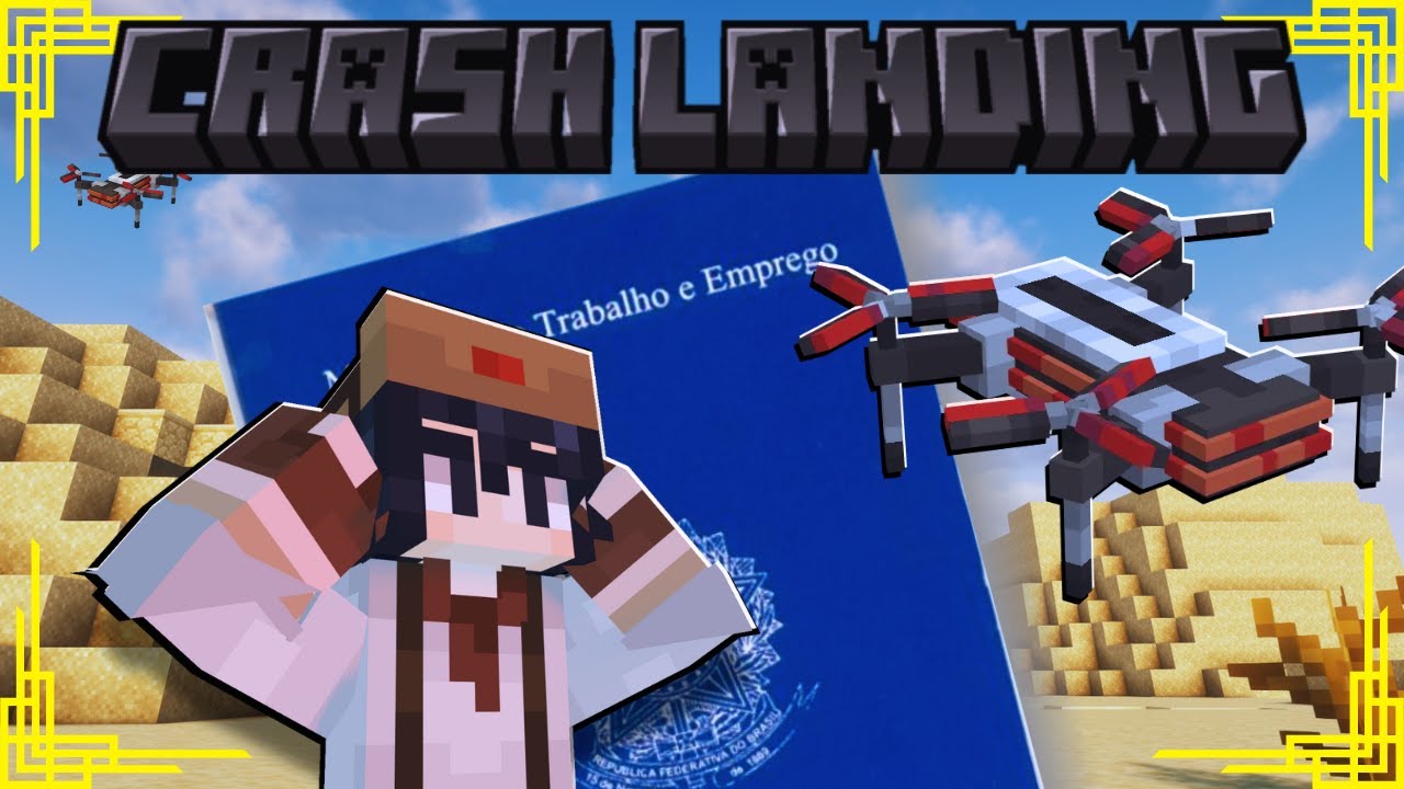 Fiz drones CLT - Crash Landing 2 ep#22 - minecraft modpack - YouTube