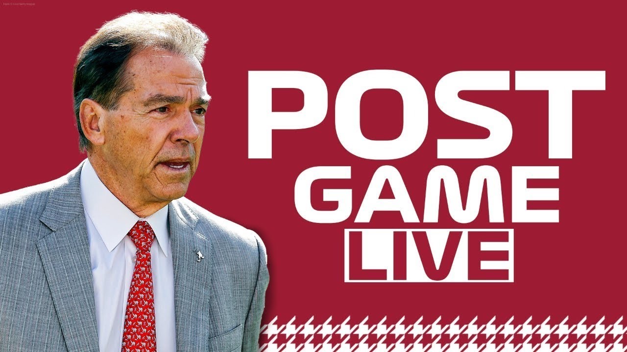 POST GAME SHOW: Alabama Crimson Tide Football | 2022 Alabama vs ...