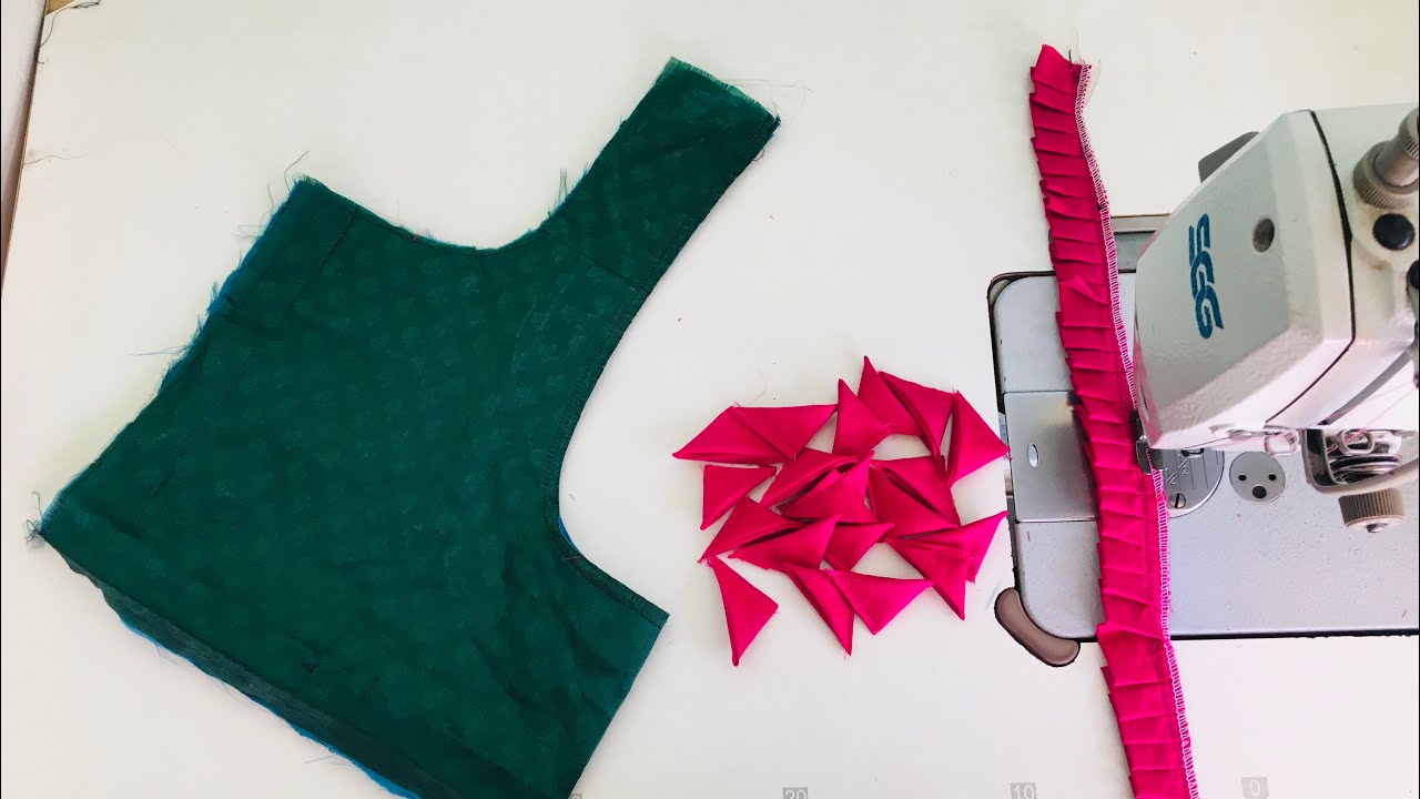 Transform your look : Deep ‘U’ neck blouse design/ simple & elegant ...