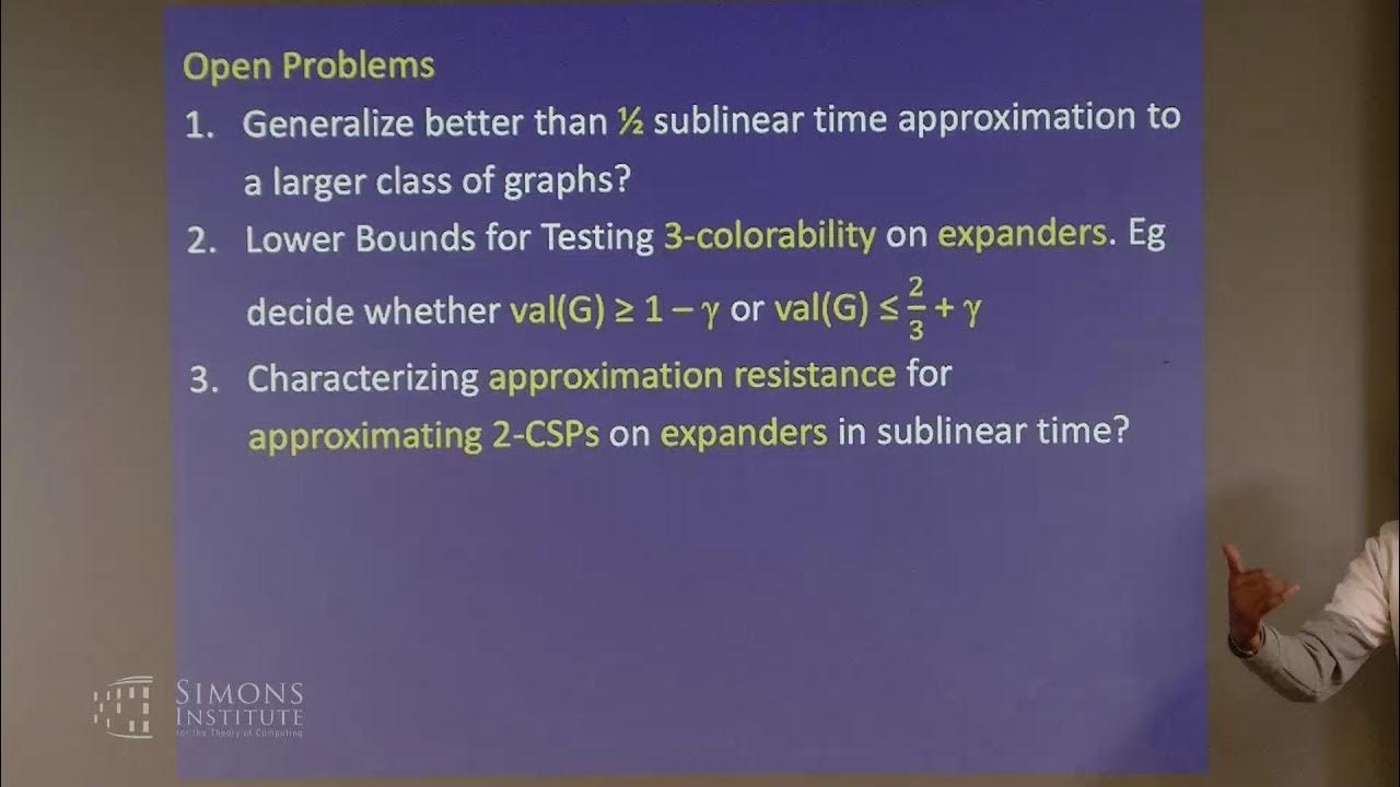 Sublinear time algorithms for better than 1/2 approximation algorithms for max-cut on expanders ...