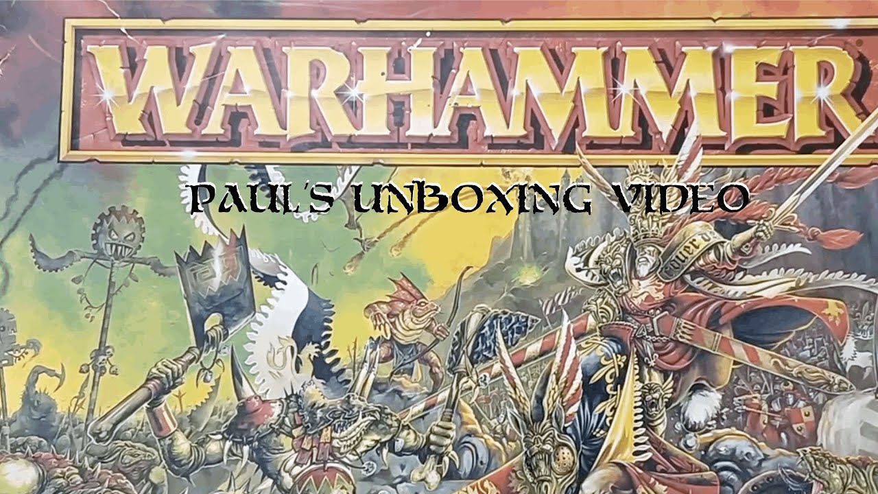 WHFB 5th edition Japanese set Unboxing 2 - YouTube