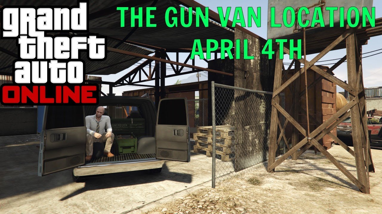 GTA Online - The Gun Van Location (April 4) - YouTube