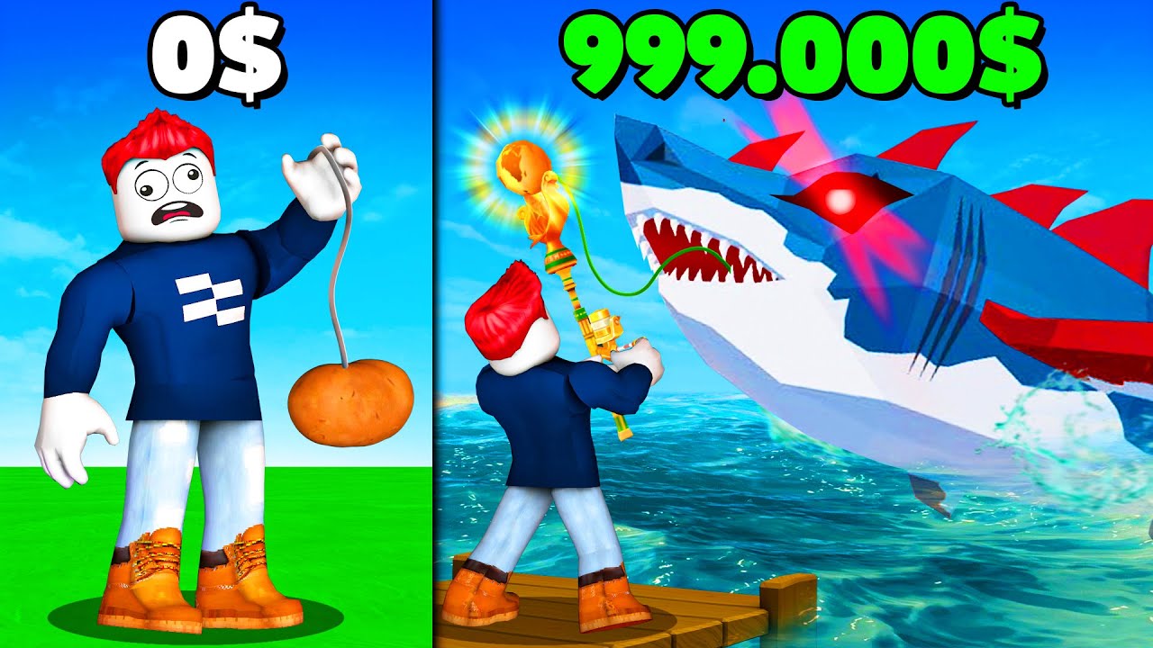 Dieser Fisch kostet $97.000.000 im Angel Simulator - YouTube