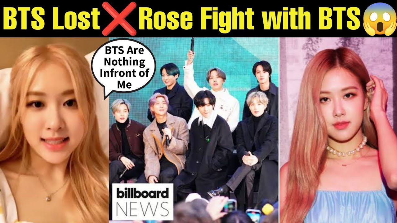 Rose Beat BTS Rose Fight with BTS 💜 BTS Vs BlackPink 💔 BTS Fight with ...