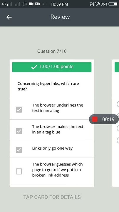 Responsive website basics: code with Html , css, javascript quiz week 1 answer - YouTube