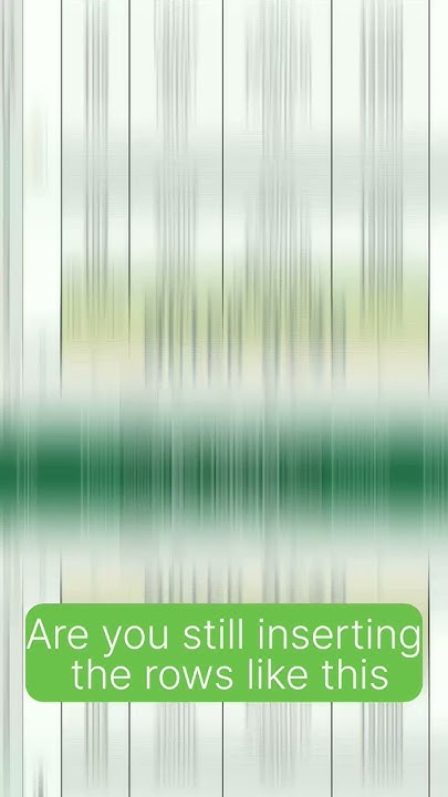 How To Ass Multiple Rows In A Few Seconds In Excel Excel Exceltips Exceltutorial Punjab