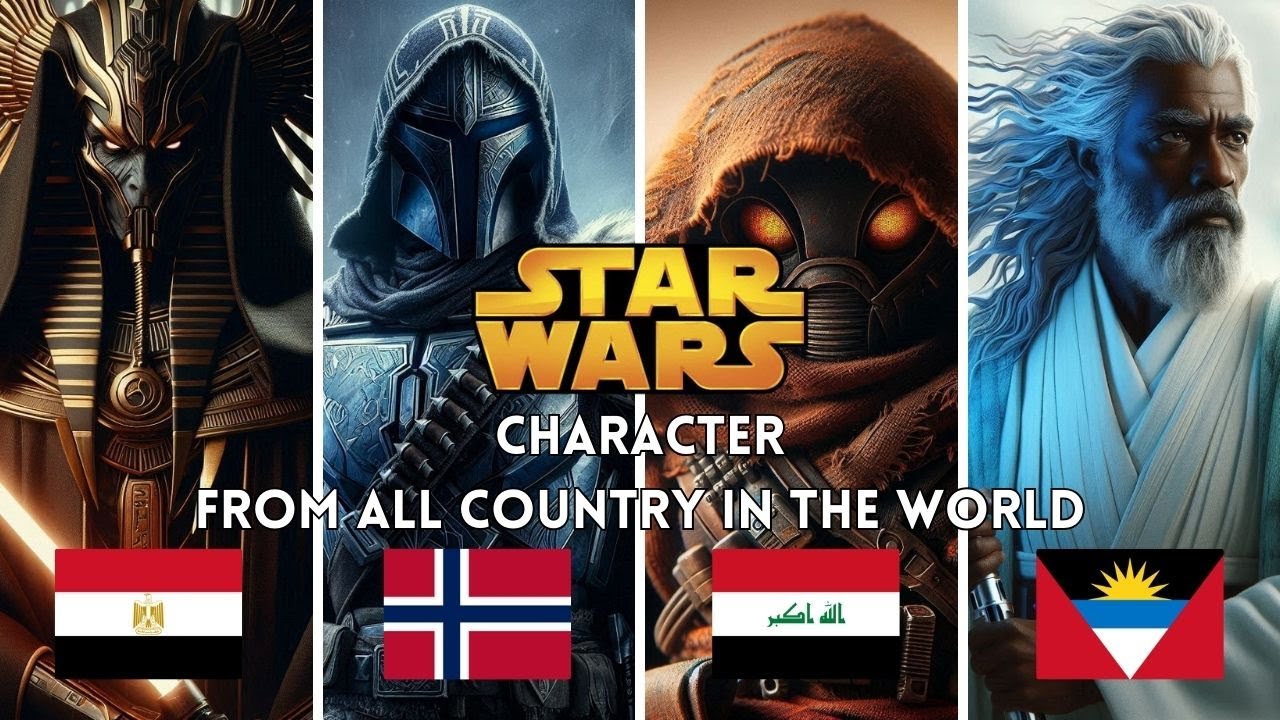 Star Wars Character from All Country in the World - YouTube