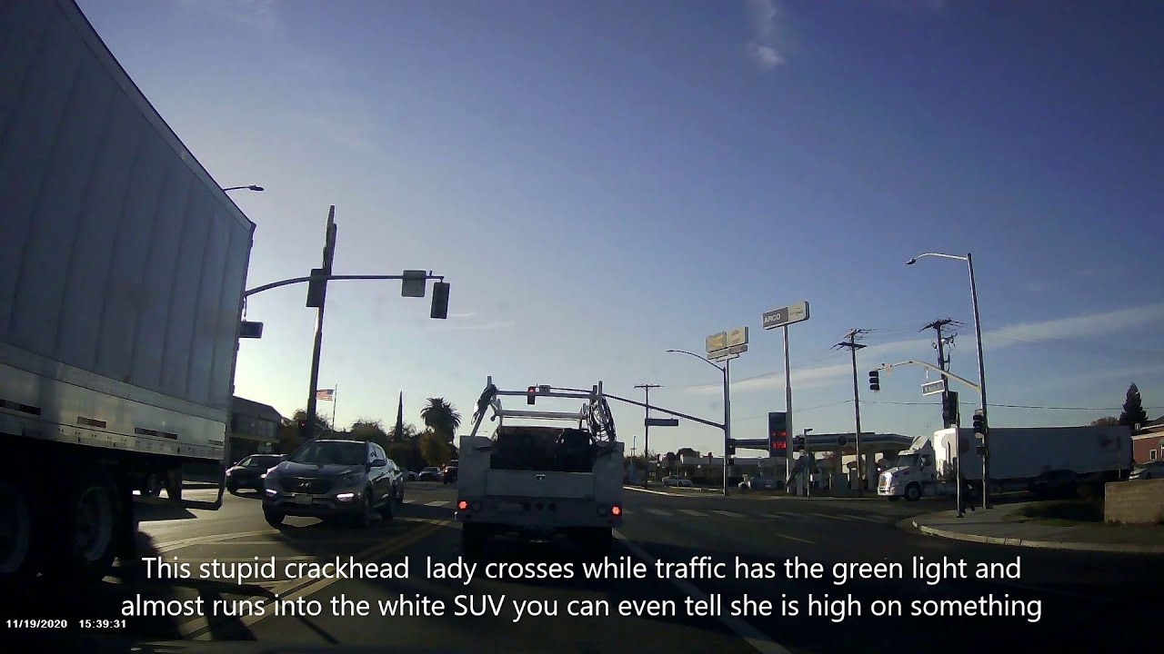 Extreme close call with pedestrian - YouTube