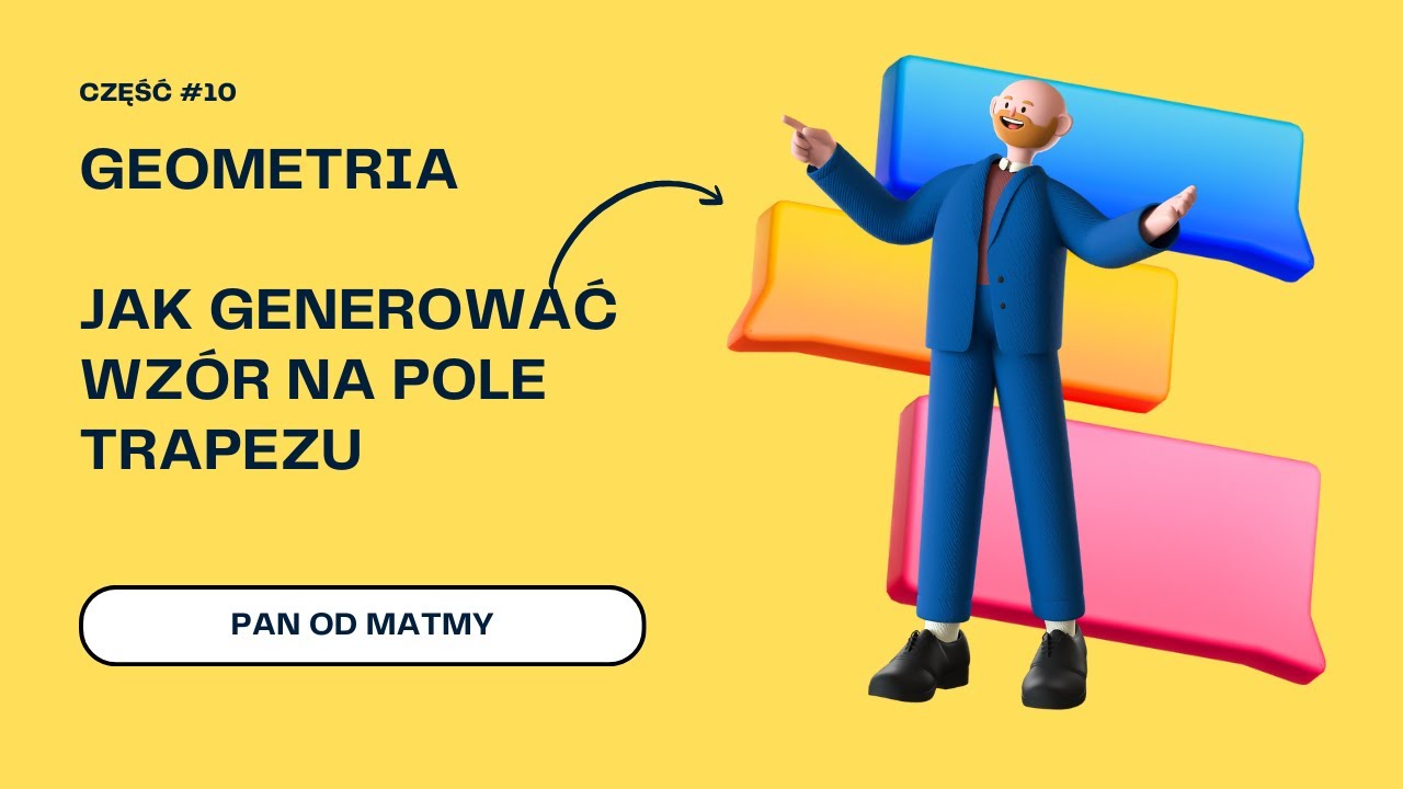 GEOMETRIA - jak generować wzór na pole trapezu - YouTube